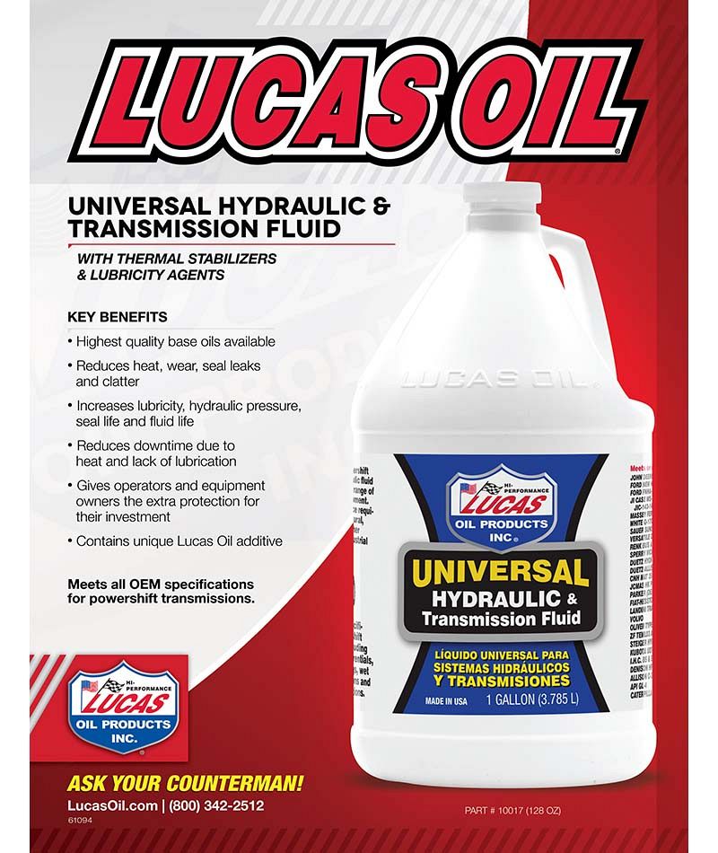 Universal Hydraulic Fluid | Lucas Oil | NZ Parts Online Ltd