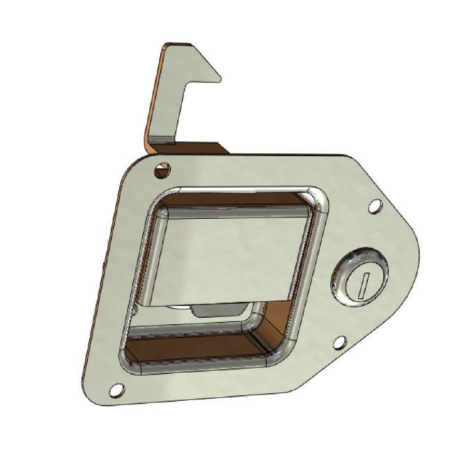FLUSH PADDLE LATCH - LOCK WITH HOOK CAM | Paddle Latches | NZ Parts ...
