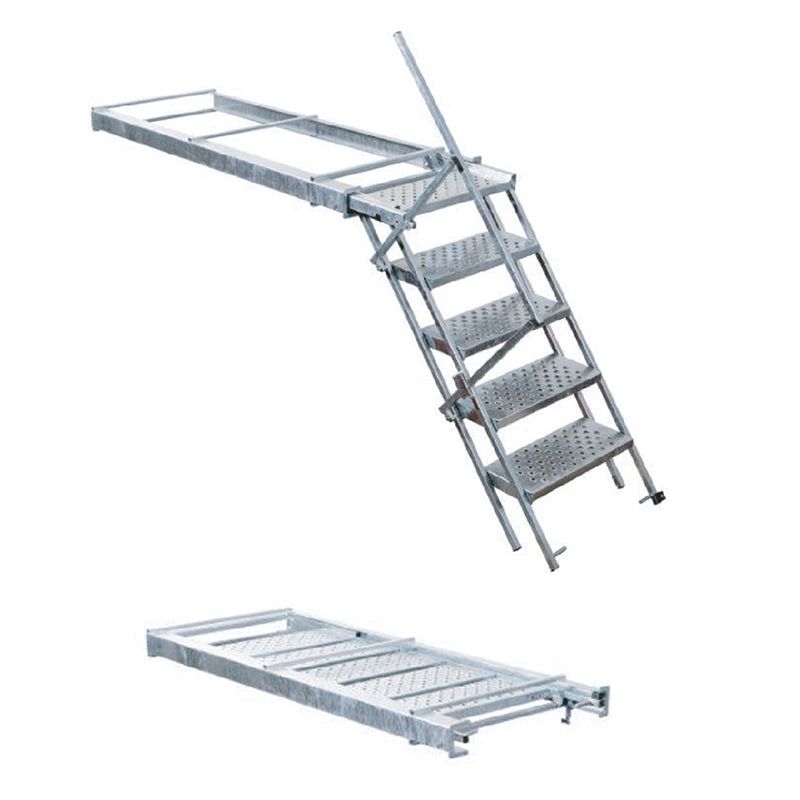PULLOUT LADDER - 4 STEP W/ HANDRAIL | Steps & Ladders | NZ Parts Online Ltd