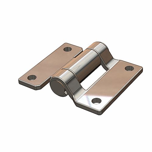 SMALL DOOR FLAT HINGE - S/STEEL | Stainless Steel Hinges | NZ Parts ...